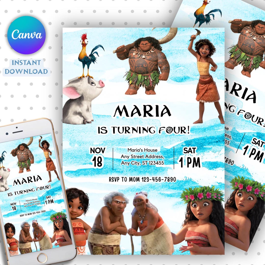 Editable Encanto Birthday Invitation, Encanto Digital Birthday ...
