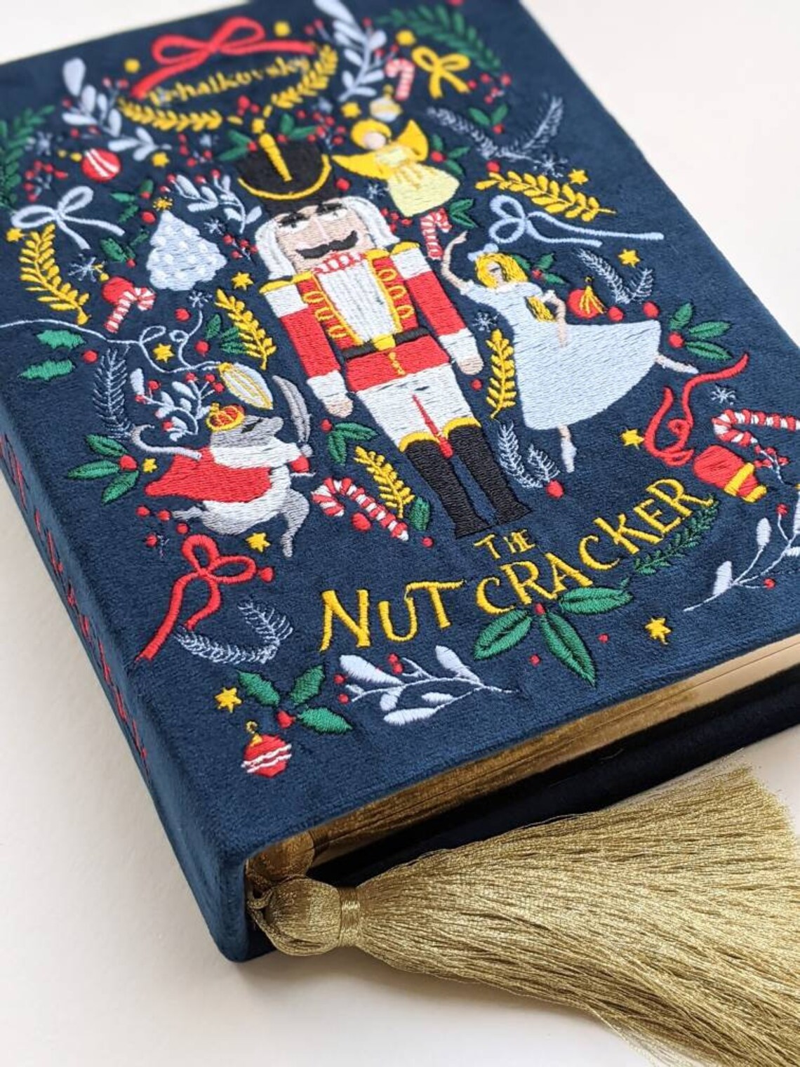 Embroidered Book Bag Clutch Purse Nutcracker - Etsy