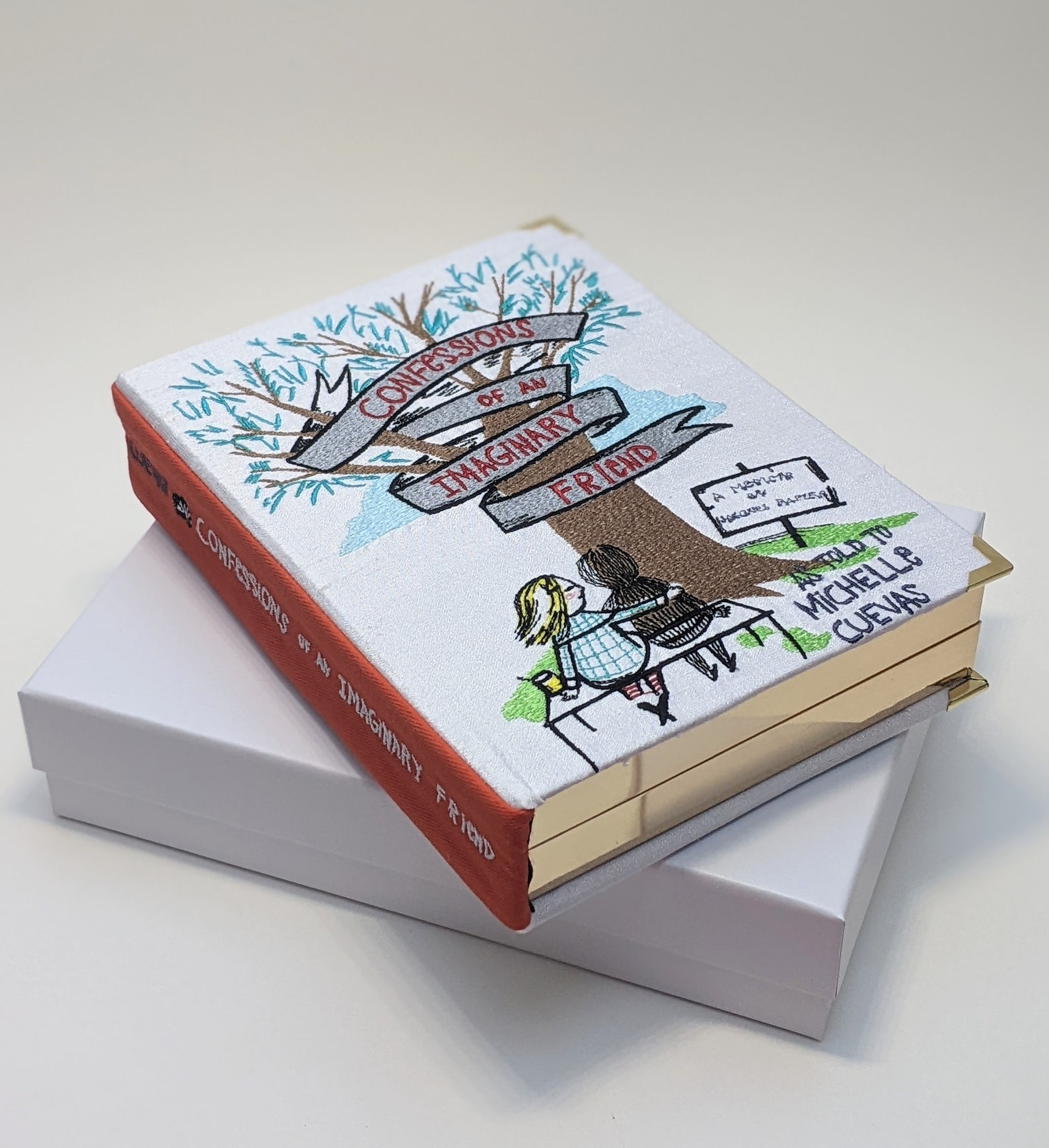 Custom Embroidered Book Bag Clutch Purse With Your Design - Etsy