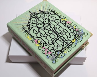 Custom Embroidered Book Bag Clutch Purse With Your Design - Etsy