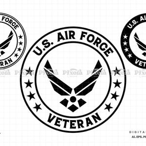 Air Force Veteran SVG, USAF Veteran File, Veteran Logo Design, Air ...
