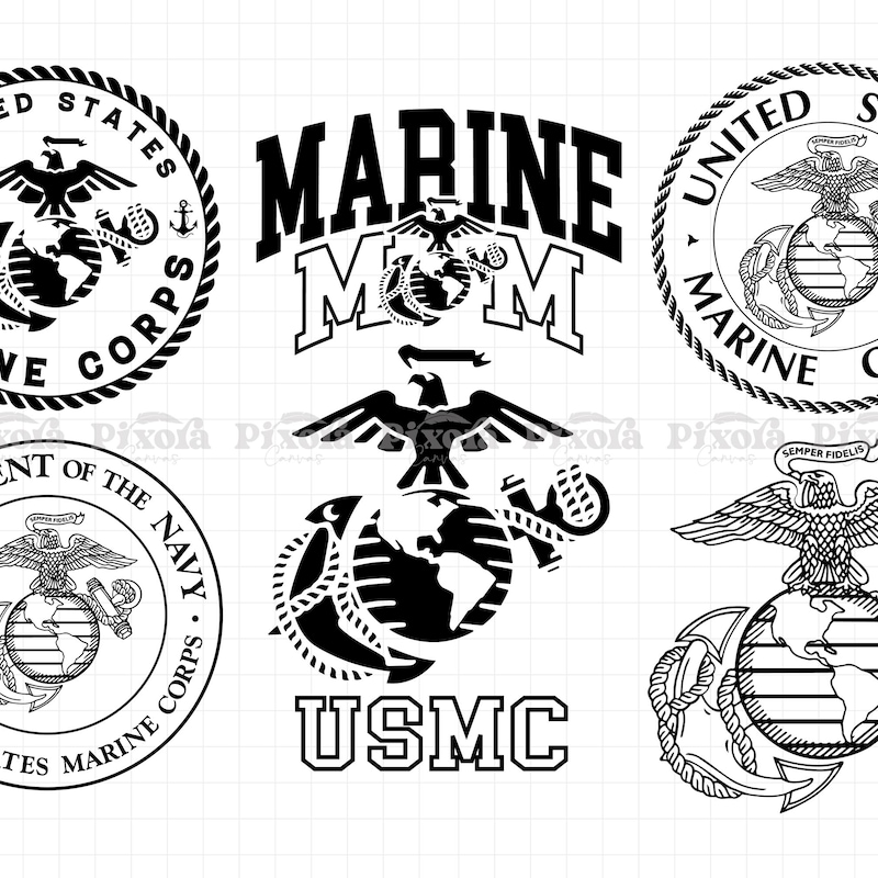 Usmc Svg - Etsy