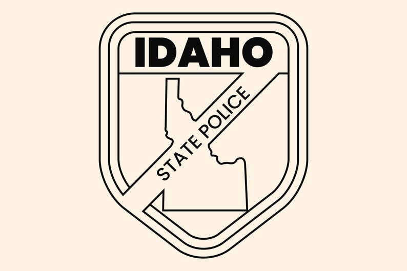 Idaho State Police Patch SVG Bundle, Idaho Police Badge Vector, Idaho ...