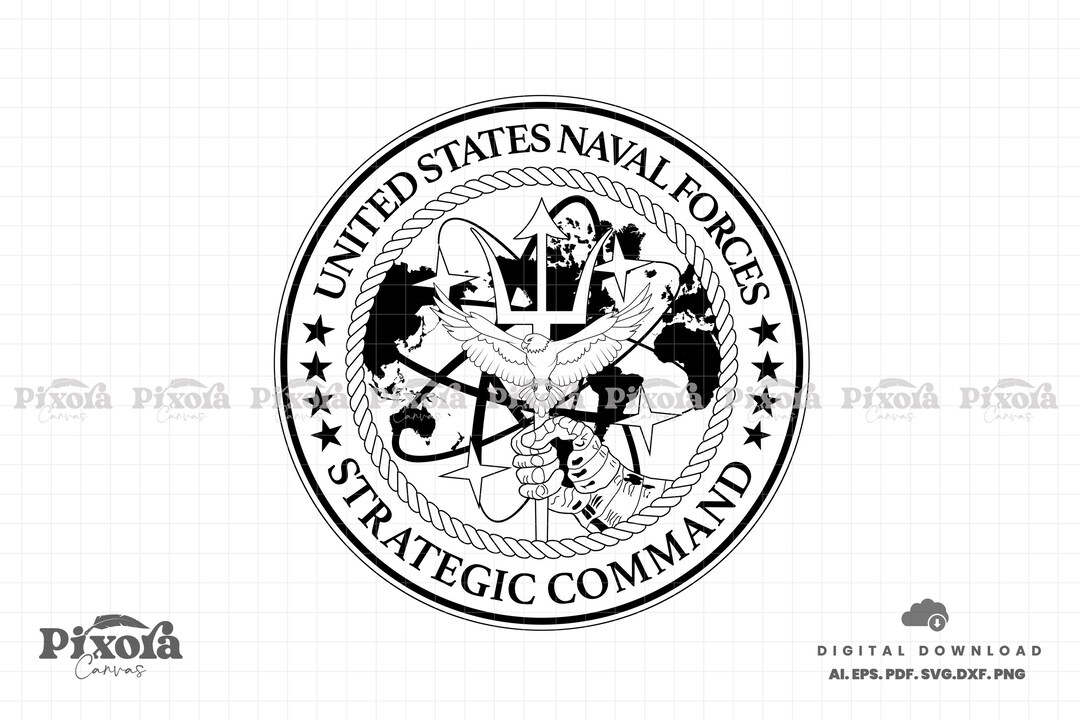 Seal of the United States Naval Forces Strategic Command Svg, USNFSC ...