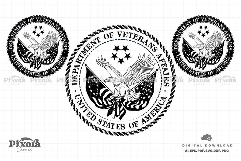 Department of Veterans Affairs Seal SVG Bundle, US VA Logo Svg ...
