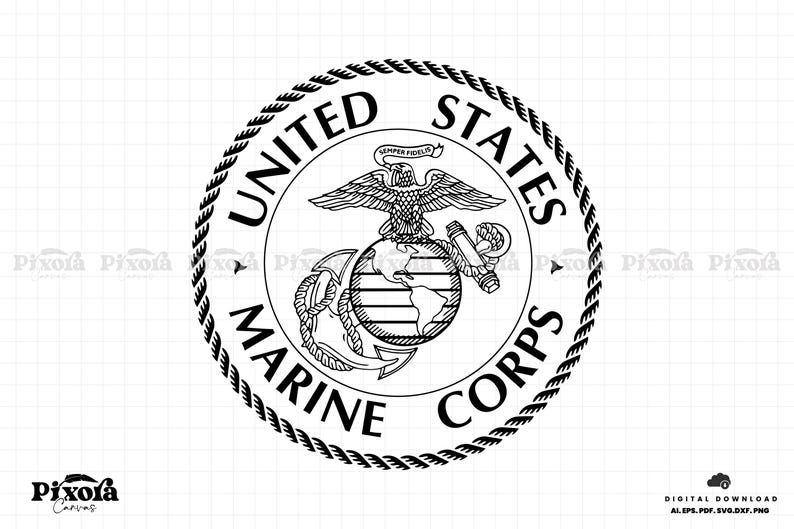 USMC Eagle Globe & Anchor Vector Bundle, Marine Mom Svg, Marine Seal ...