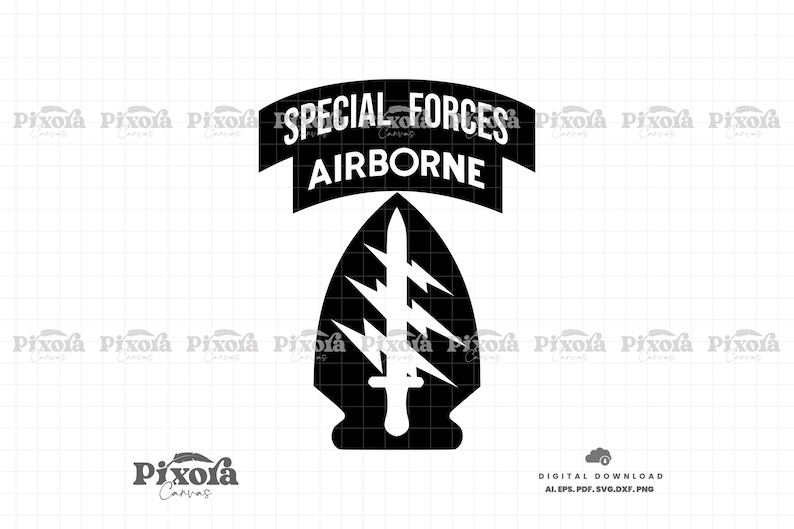US Army Special Forces Airborne Svg Bundle, Special Forces Logo, 1st ...