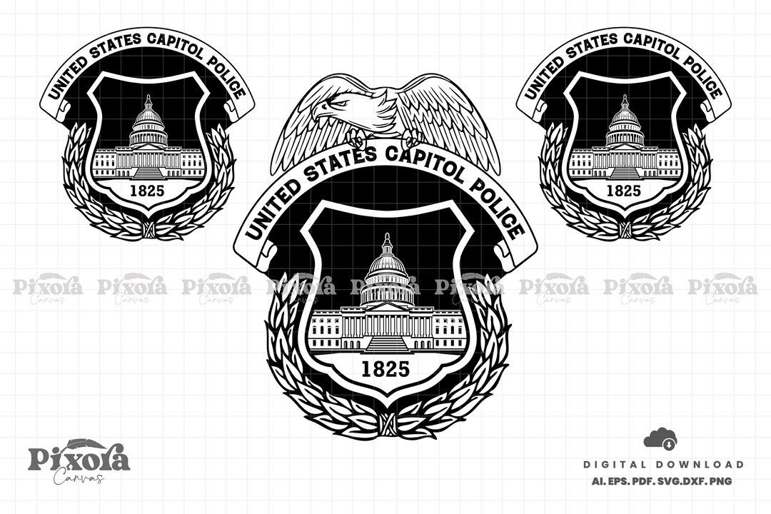 United States Capitol Police SVG Bundle, Capitol Police Patch Svg, US ...