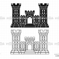 US Army Engineer Castle - Etsy