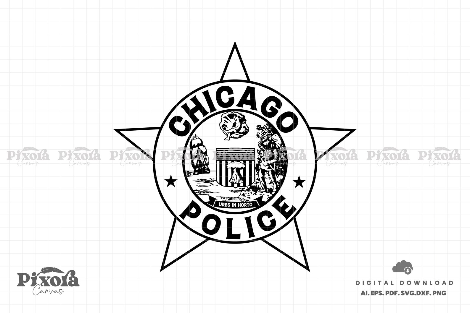 Chicago Police Logo SVG Bundle, CPD Seal Svg, Chicago Police Department ...