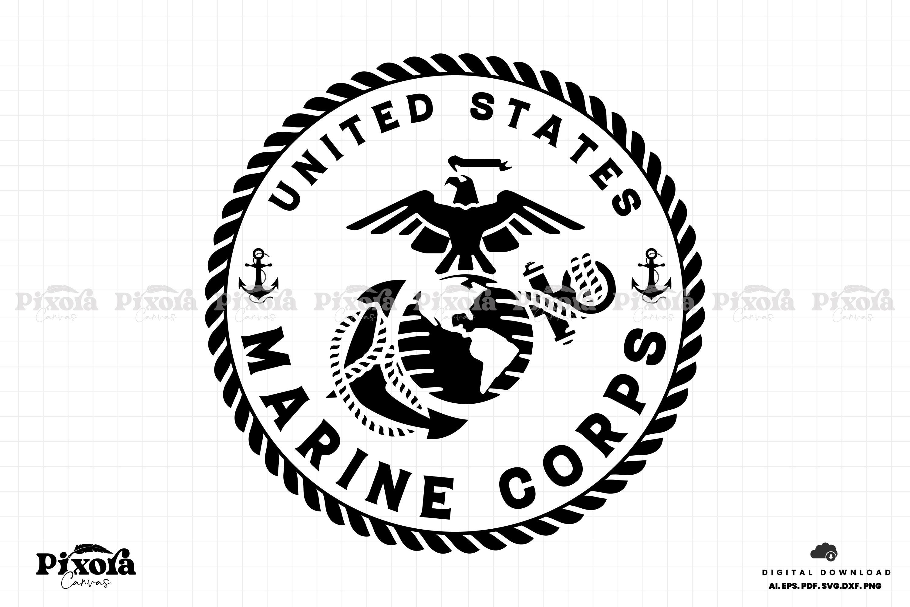 USMC Eagle Globe & Anchor Vector Bundle, Marine Mom Svg, Marine Seal ...