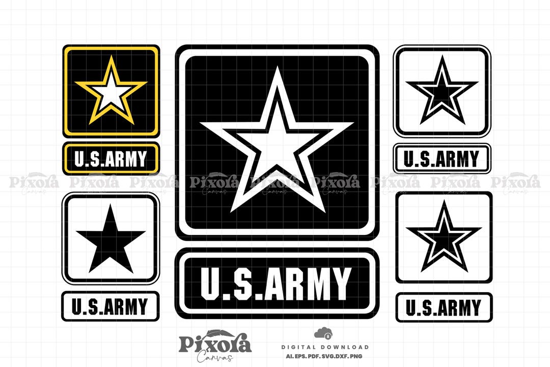 US Army SVG Bundle, United State Veteran Design, Armed Forces Svg, Army ...