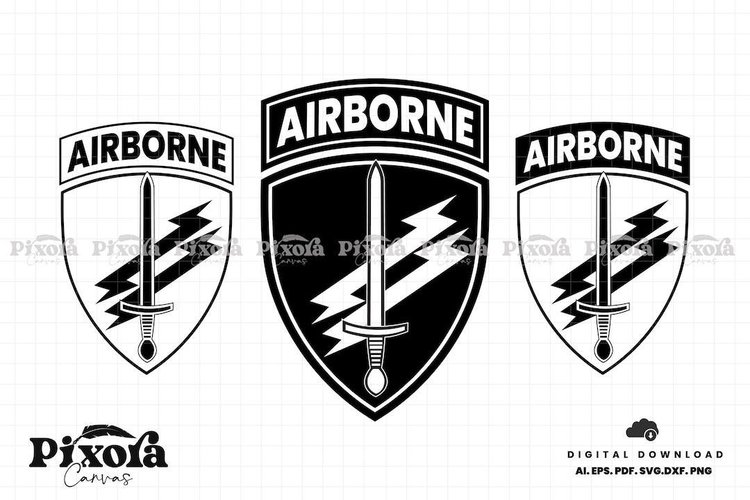 Airborne Svg Bundle, Civil Affairs & Psychological Operations Command ...