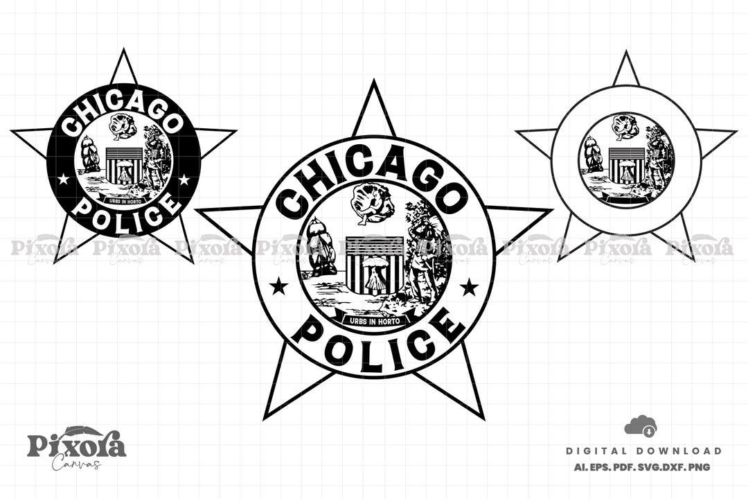 Chicago Police Logo SVG Bundle, CPD Seal Svg, Chicago Police Department ...