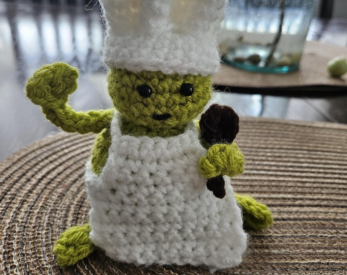 Tiny Chef Crochet Pattern PDF | ENGLISH | Amigurumi | Toy | Handmade ...