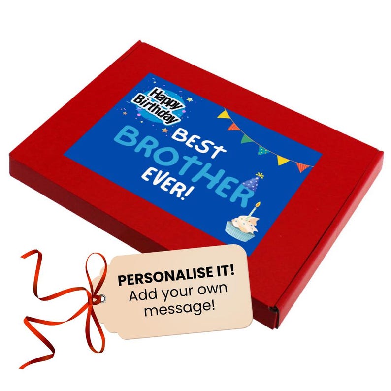 Best Brother Brownie Box | Happy Birthday Brother | Brother Gift Idea ...