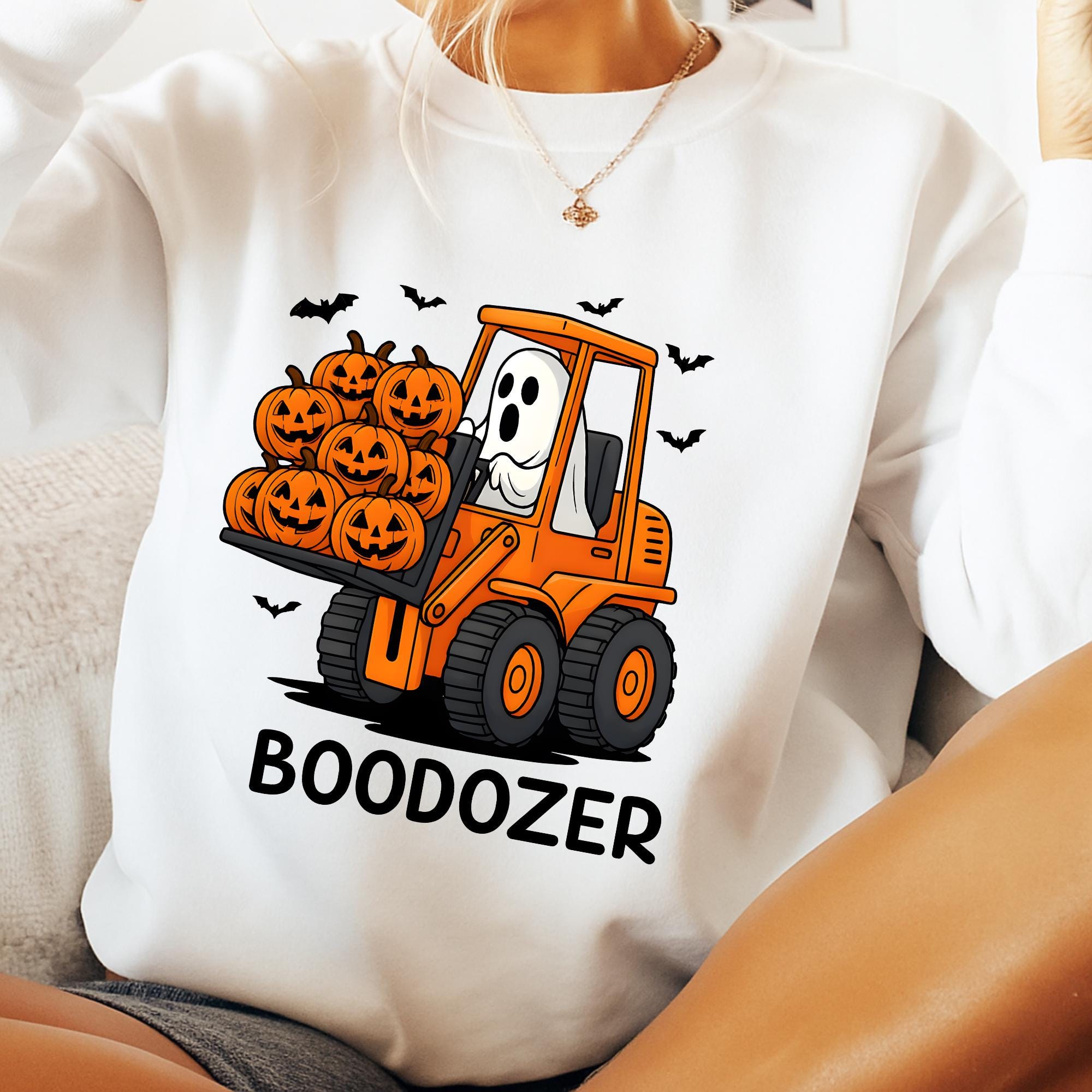 Boo Dozer PNG, Halloween Ghost Png, Boy Halloween PNG, Boodozer PNG ...