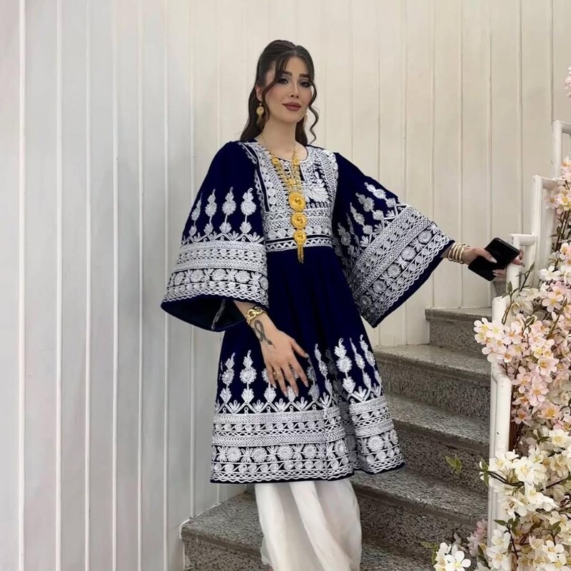 Afghan Bridal Dress White - Etsy