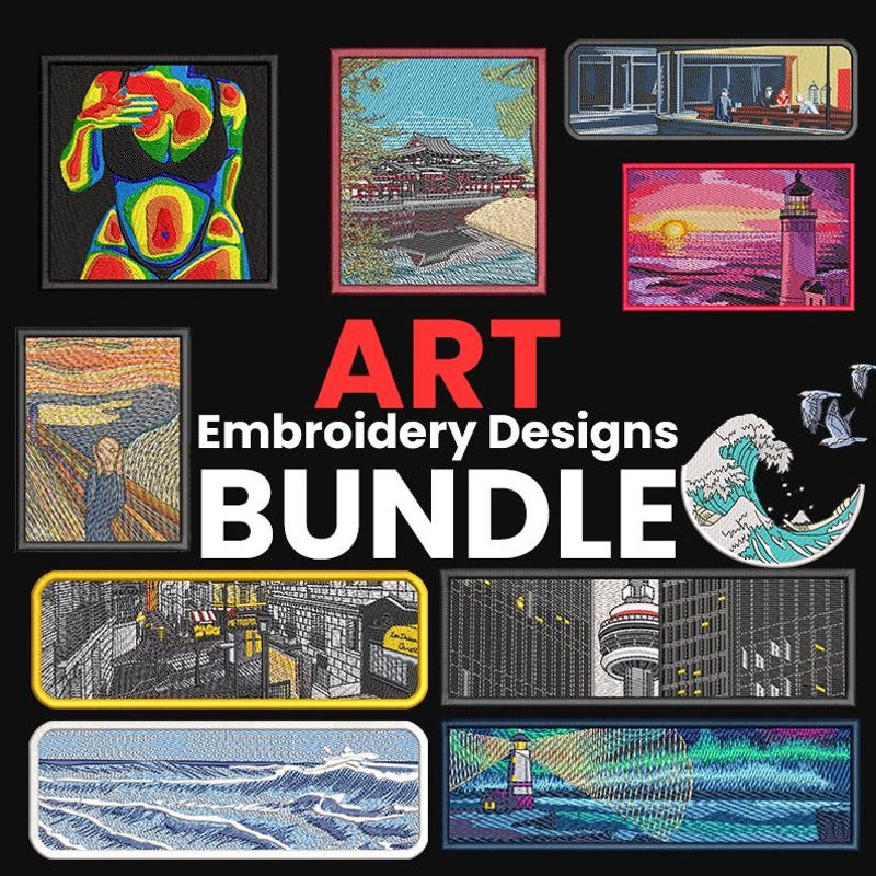 Urban Embroidery Designs - Etsy