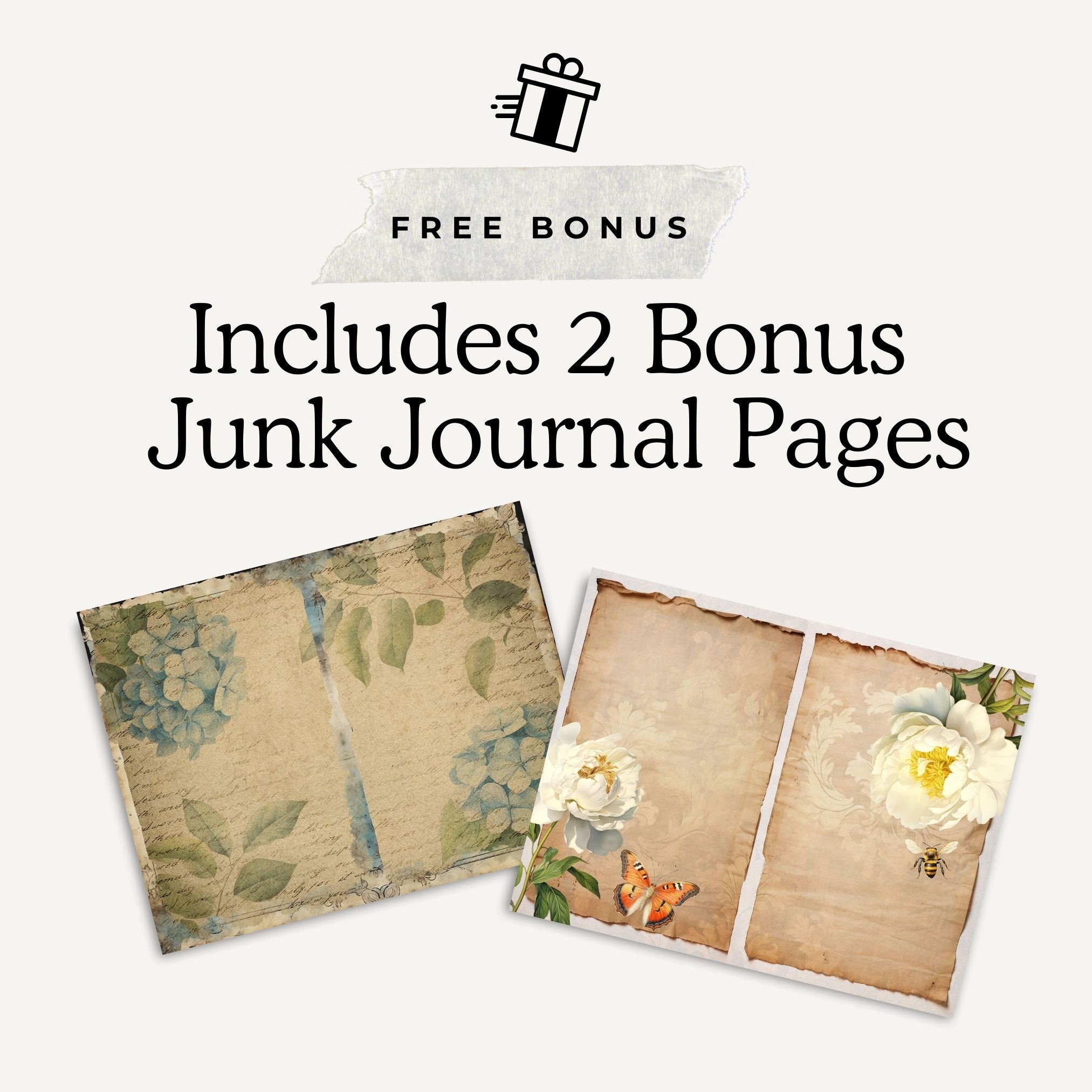 Junk Journal Mockups, Vintage Junk Journal Mockup, STEAMPUNK Journal ...