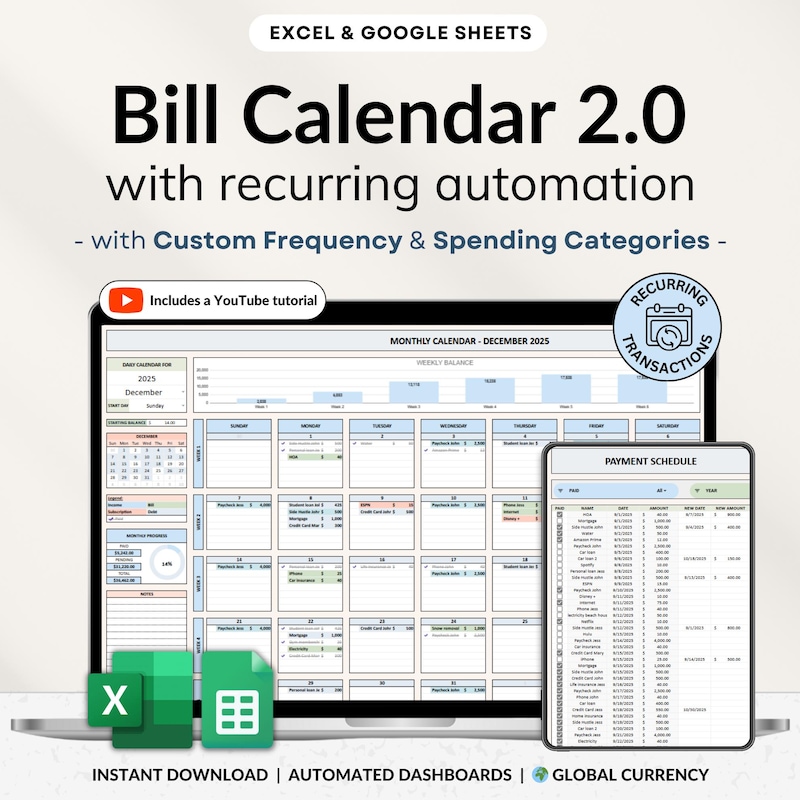 And Pay Calendar - Etsy UK