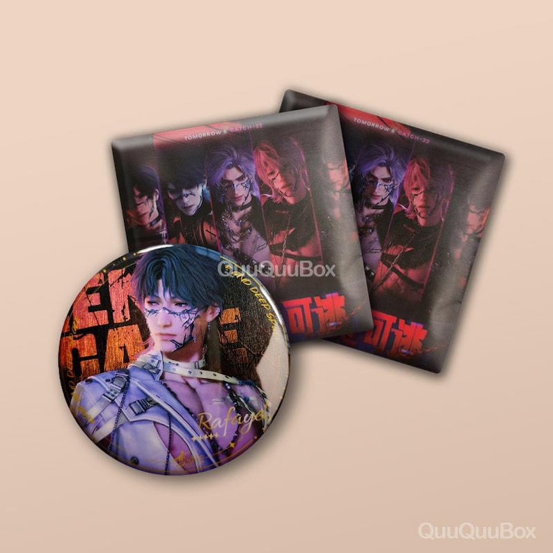 Rafayel Zayne Sylus Xavier Badge Reel,love and Deepspace Blind Box ...