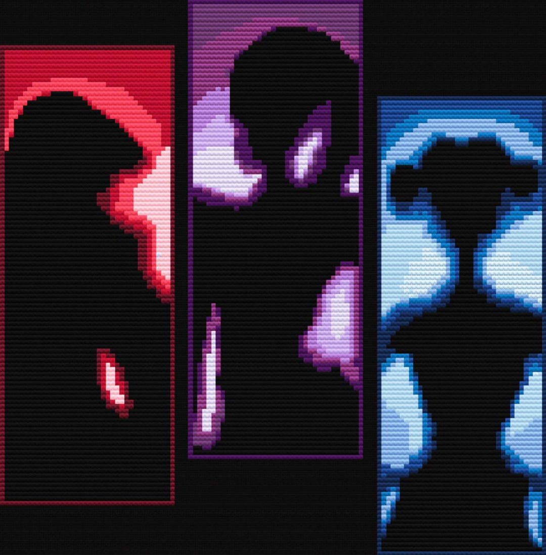 Huntrix Silhouettes Cross Stitch Pattern From Kpopdemon Hunters - Etsy