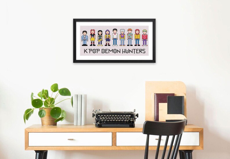 Kpop Demon Hunters Characters Pixelated Style - Etsy