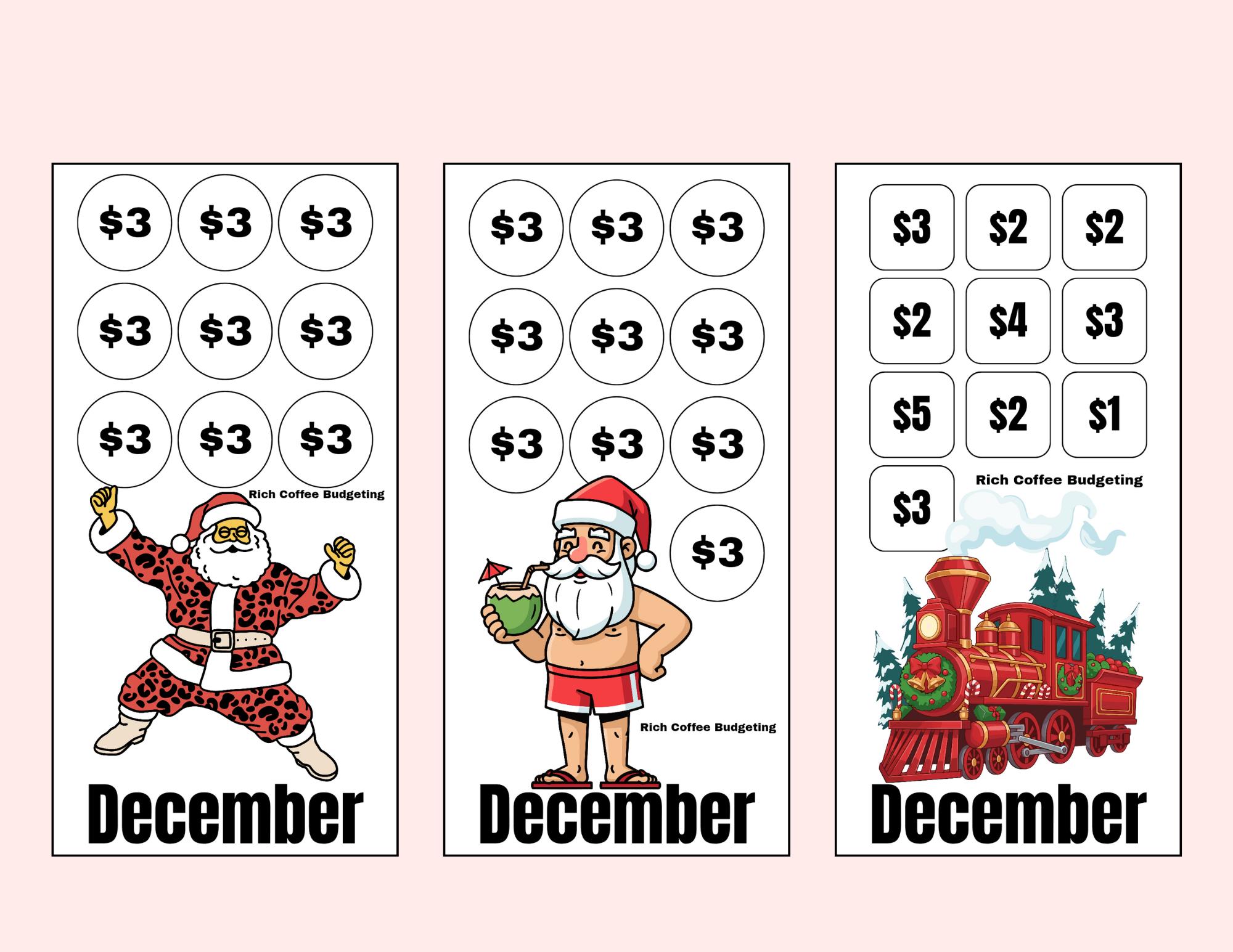 Santa Claus Savings Challenge - Etsy