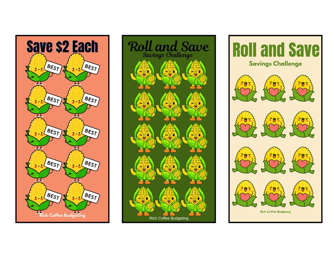 Corn Savings Challenge - Etsy