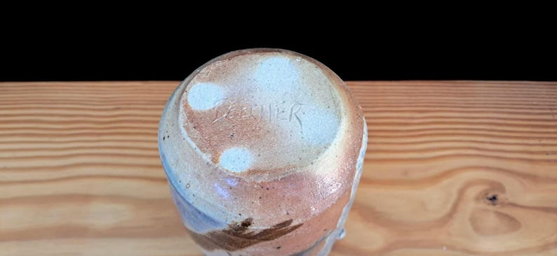 Susan Beecher Vintage Bird Stoneware Vase Signed - Etsy