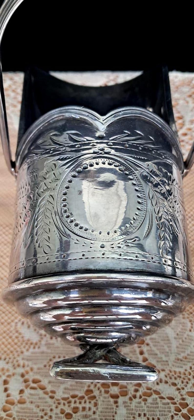 Antique Silverplate Sugar Scuttle With Scoop Victorian Tea Decor - Etsy