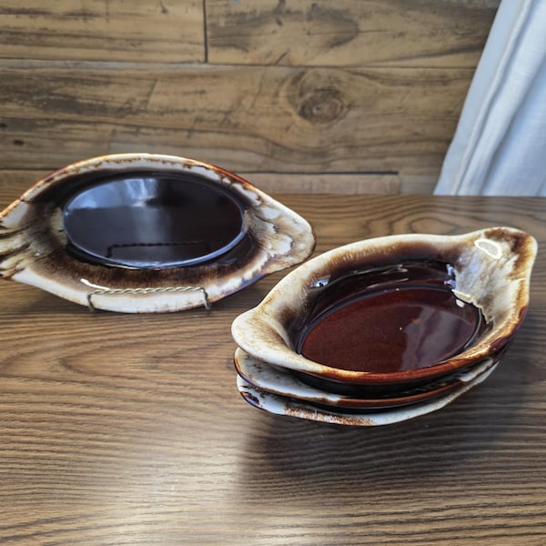 Brown Drip Dishes - Etsy