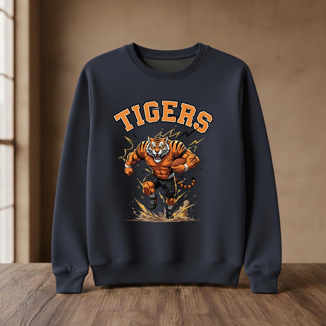 Fierce Tigers Mascot Football Png Design | Tigers Game Day Png | Tigers ...