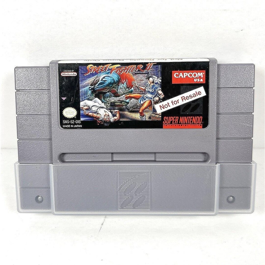 Street Fighter 2 II, Super Nintendo, Not for Resale, Authentic Tested ...