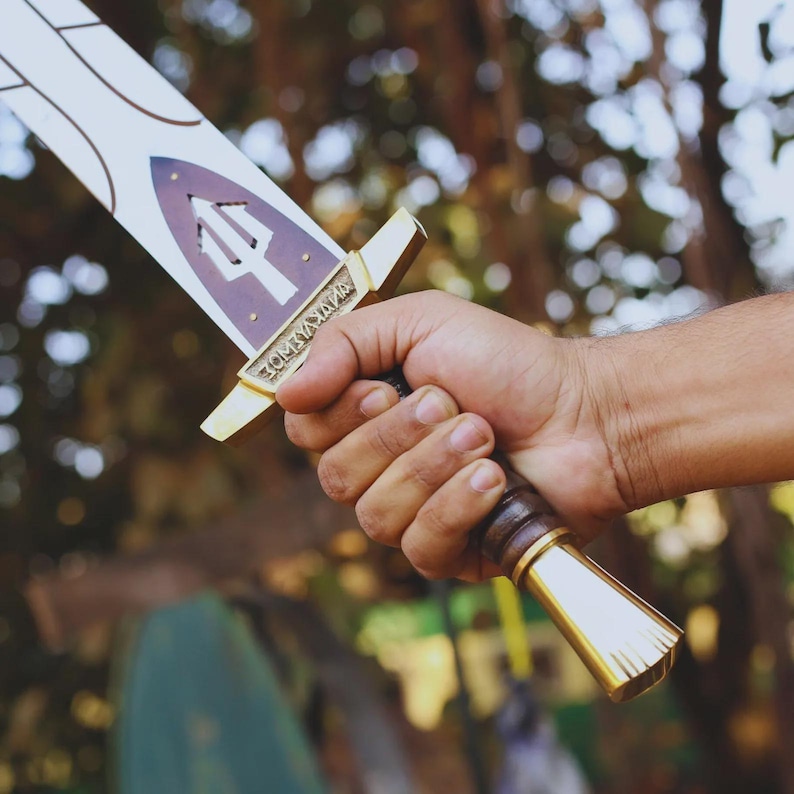 Handmade Riptide Sword Replica: Percy Jackson Cosplay, Greek Mythology ...