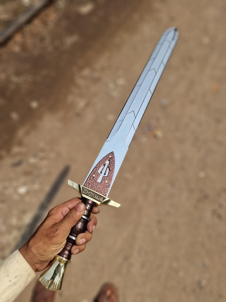 Handmade Riptide Sword Replica: Percy Jackson Cosplay, Greek Mythology ...