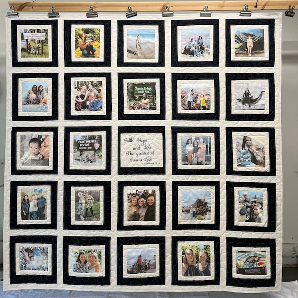 Photo Quilt - Etsy