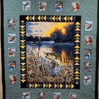 Fishing Quilt - Etsy