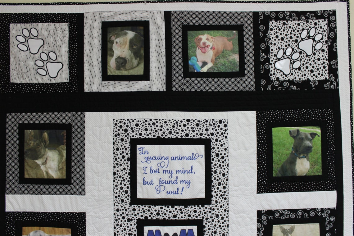 Photo Memory Quilt for Dog Lovers - Etsy