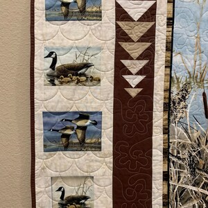 Duck Hunting or Fishing Quilt With Large Realtree Geese Panel and ...