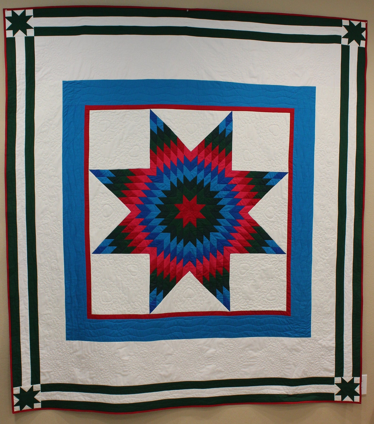 Lone Star Quilt | Etsy