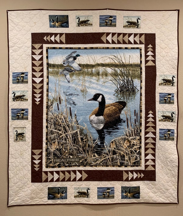 Quilt Pattern for Panel Quilt Easy for Beginners Showing Fall - Etsy Canada