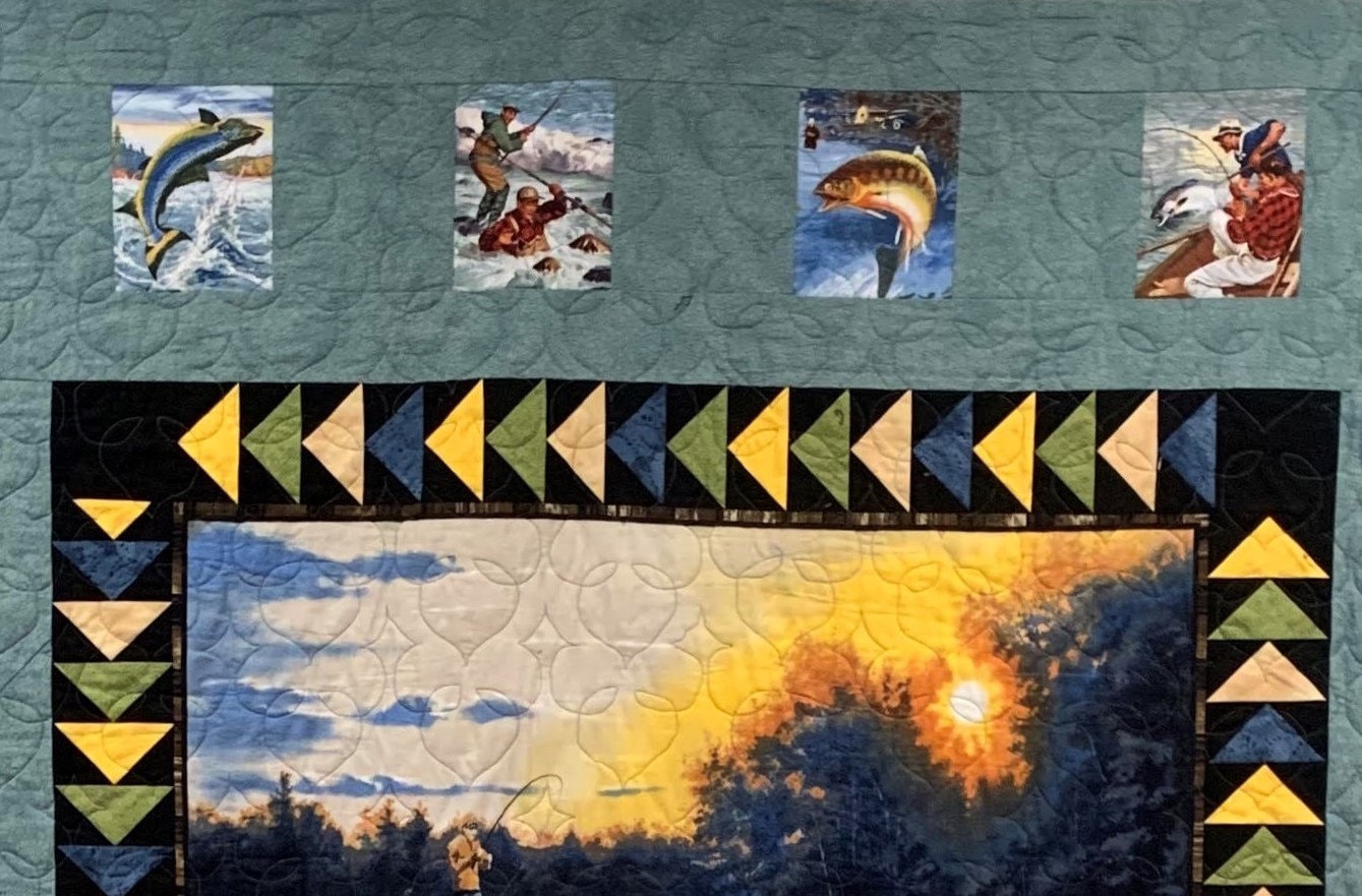 Duck Hunting or Fishing Quilt With Large Realtree Geese Panel | Etsy