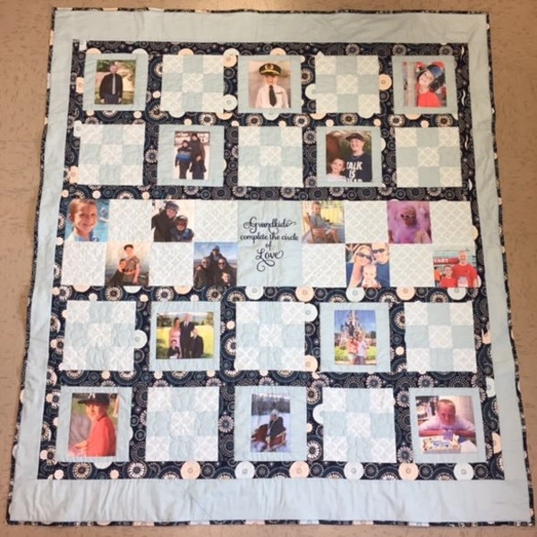 Photo Quilt - Etsy
