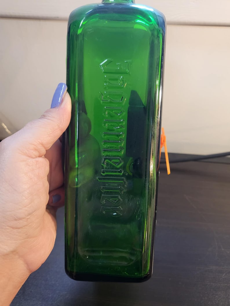 Upcycled Jägermeister Bottle Clock: Unique Bar Decor - Etsy