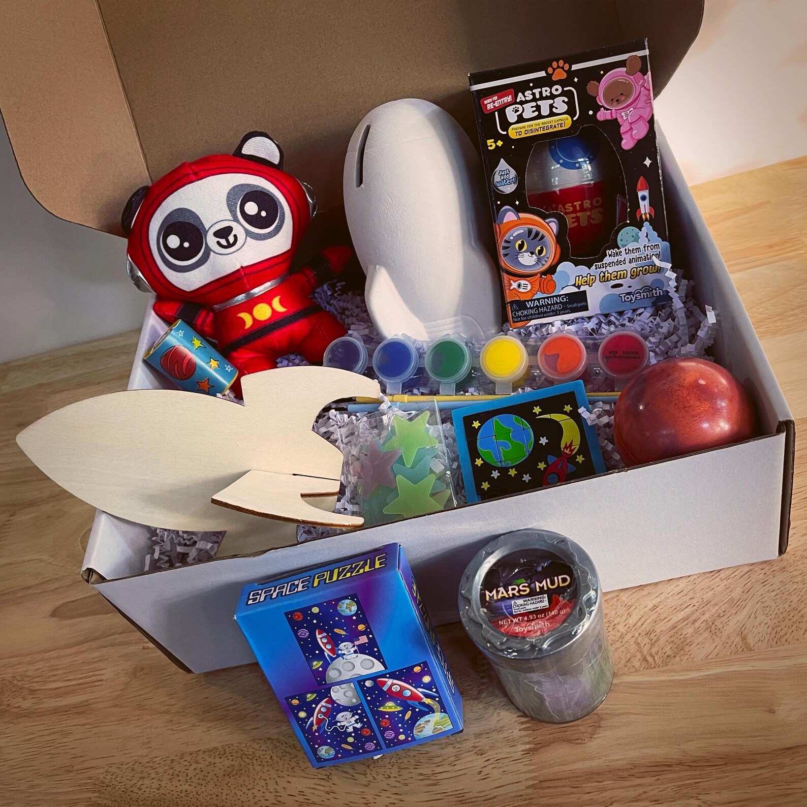 Outer Space Gift Box: STEM Toys, Puzzle, Slime & Astronaut Plush - Etsy