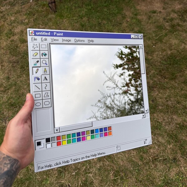 Ms Paint Mirror - Etsy
