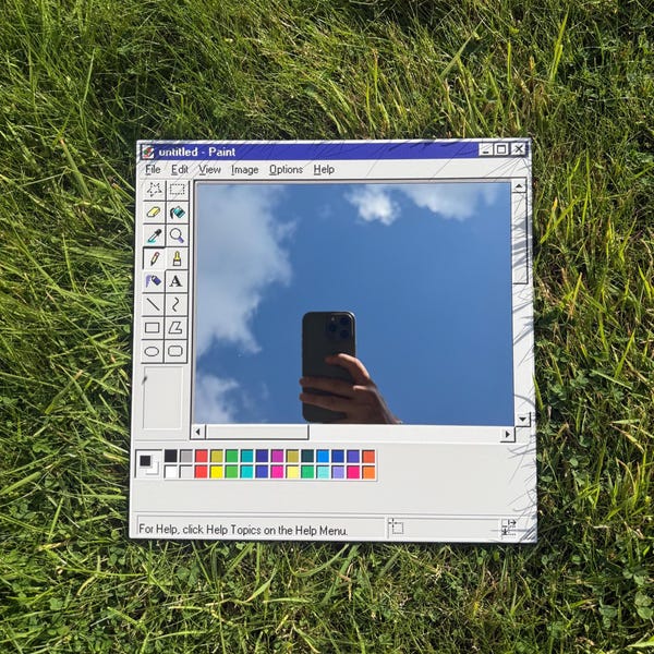 Ms Paint Mirror - Etsy