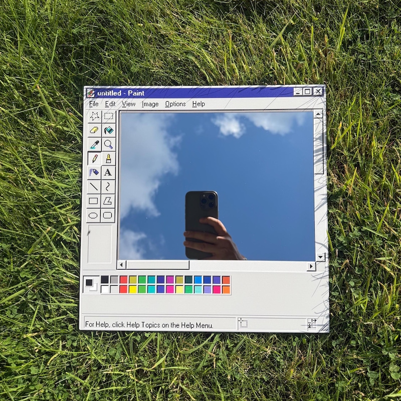 Ms Paint Mirror - Etsy